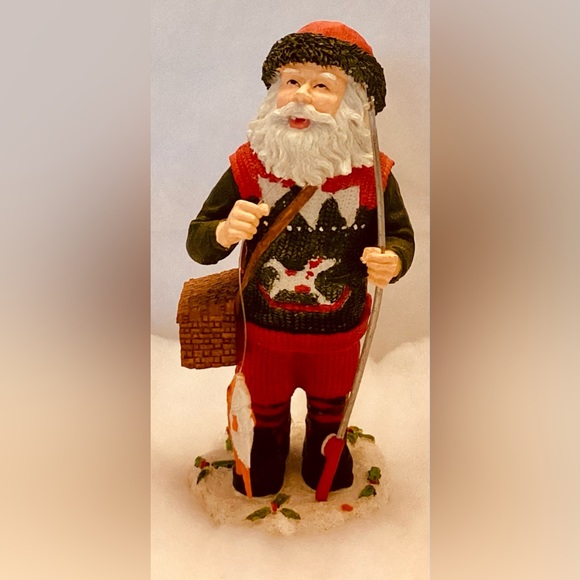 Holiday | Vintage Santa Fishing Figurine | Poshmark